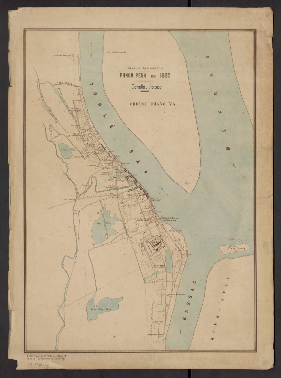 The evolution of Phnom Penh, as seen through maps