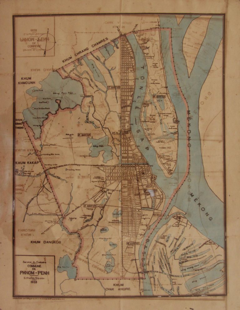 The evolution of Phnom Penh, as seen through maps