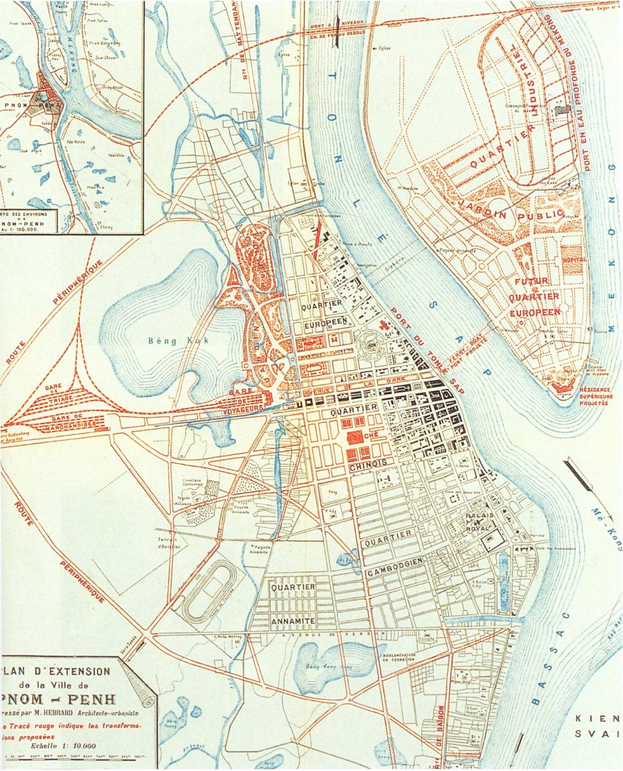 The evolution of Phnom Penh, as seen through maps