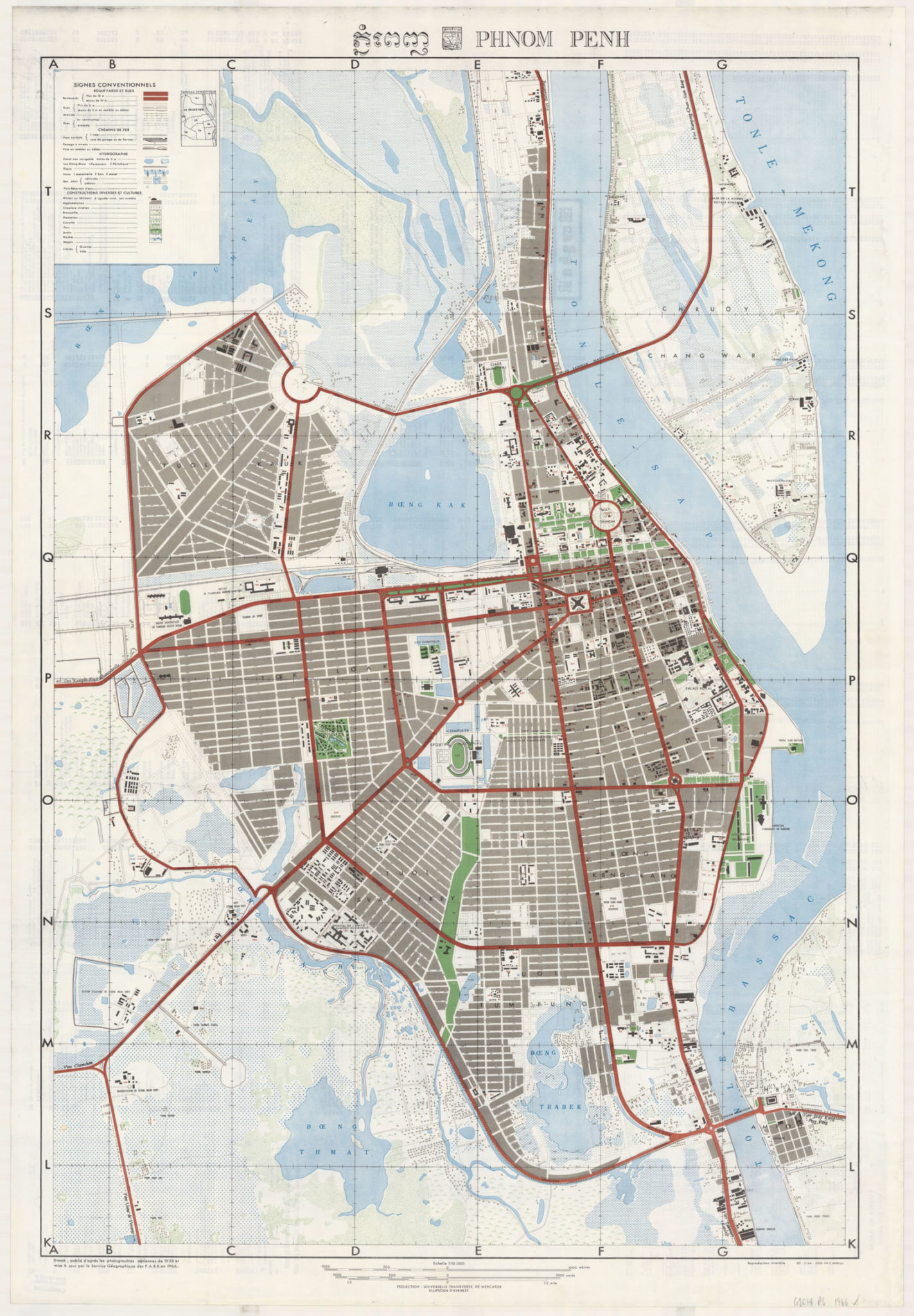 The evolution of Phnom Penh, as seen through maps