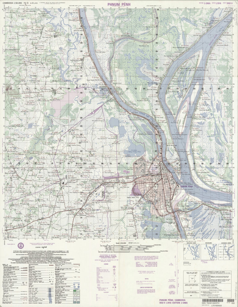 The evolution of Phnom Penh, as seen through maps