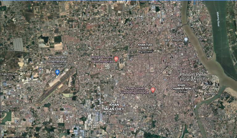 The evolution of Phnom Penh, as seen through maps