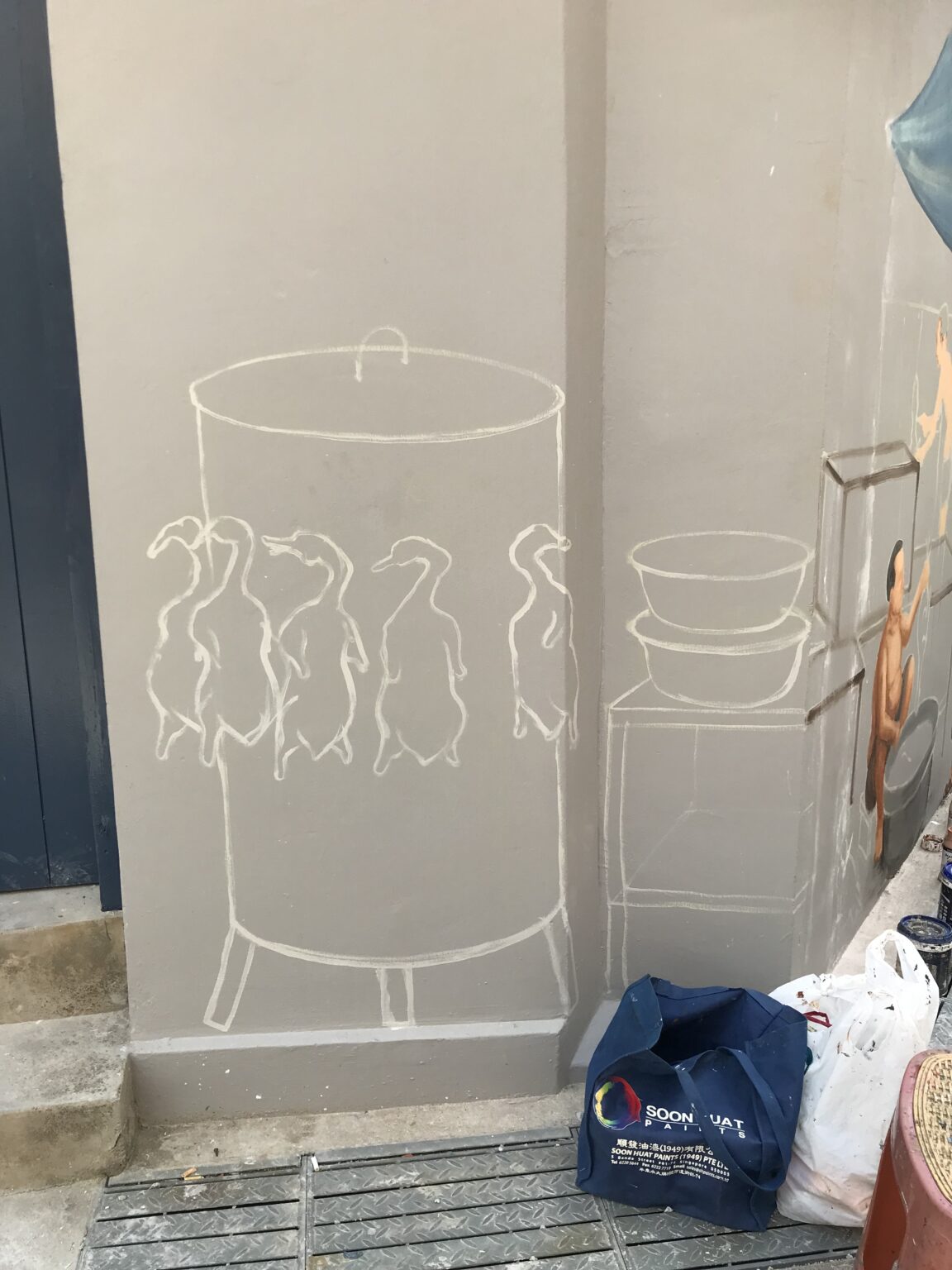 The mural artist making Singapore's heritage accessible